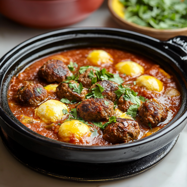 Tajine de Kefta aux Œufs : Recette d'un Plat Marocain Traditionnel