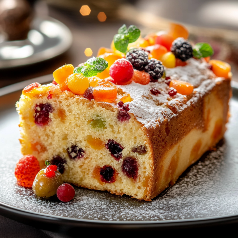 Recette de Cake aux Fruits Confits