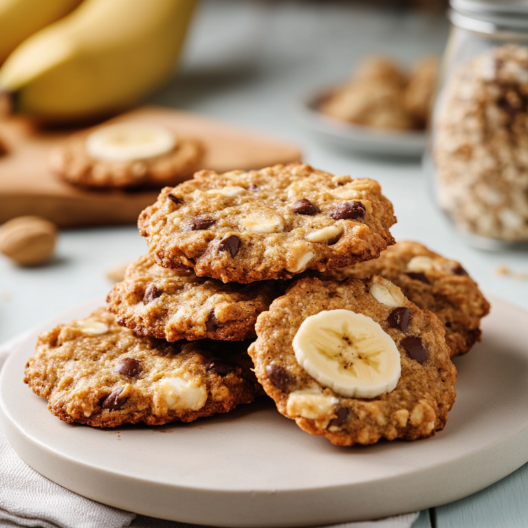 Recette de Biscuits Santé à la Banane et Avoine