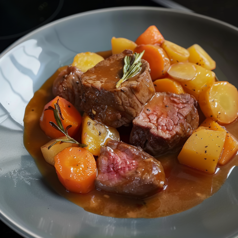 Recette de Ragoût de Boeuf, Carottes et Pommes de Terre - Savoureux et ...