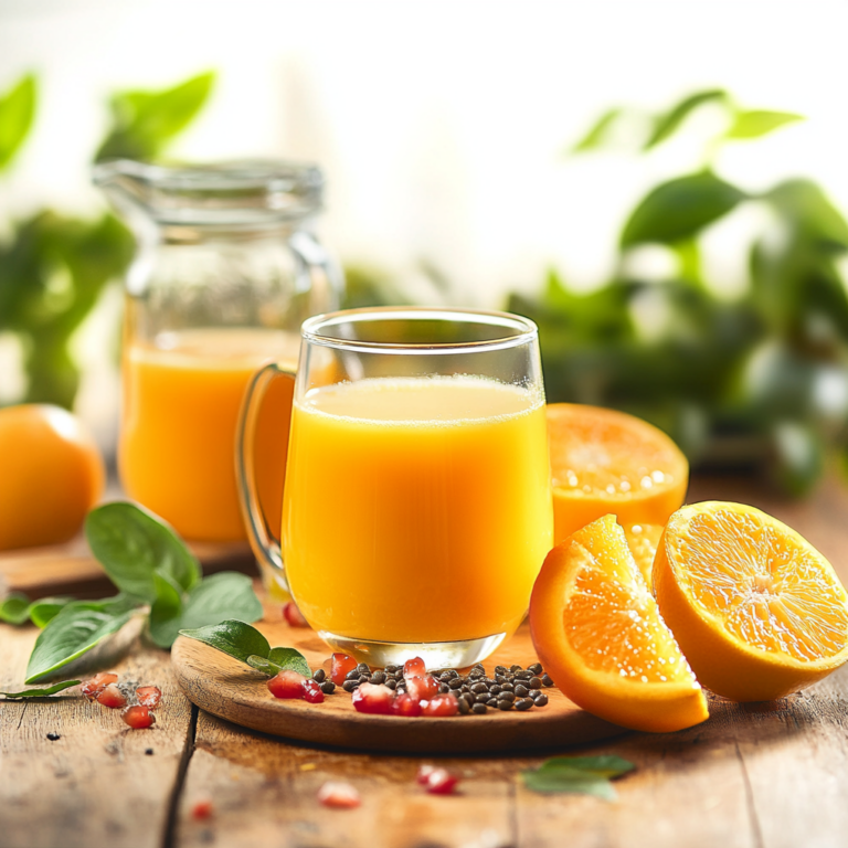 Jus Vitaminé en 3 Ingrédients : Facile et Délicieux
