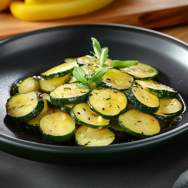 Courgettes poêlées