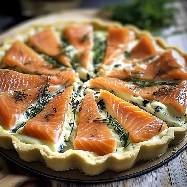 Tarte au Saumon Fumé et Épinards : Recette Facile et Délicieuse